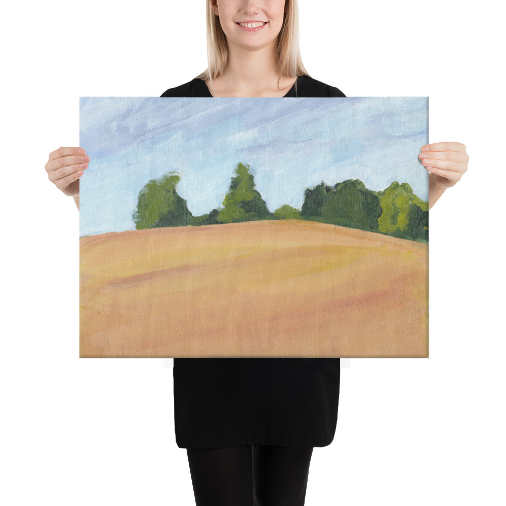 Kent Countryside Canvas Print - Landscape Canvas Art | Tina Lewis Art