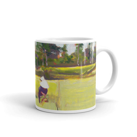 Vietnamese Paddy Fields Coffee Mug - Art by Tina Lewis