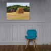 Haystack in the English Countryside - Canvas Print - Tina Lewis Art