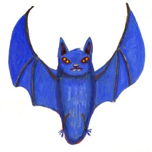 How to draw a Bat for Halloween - Easy Step by Step - Tina Lewis Art